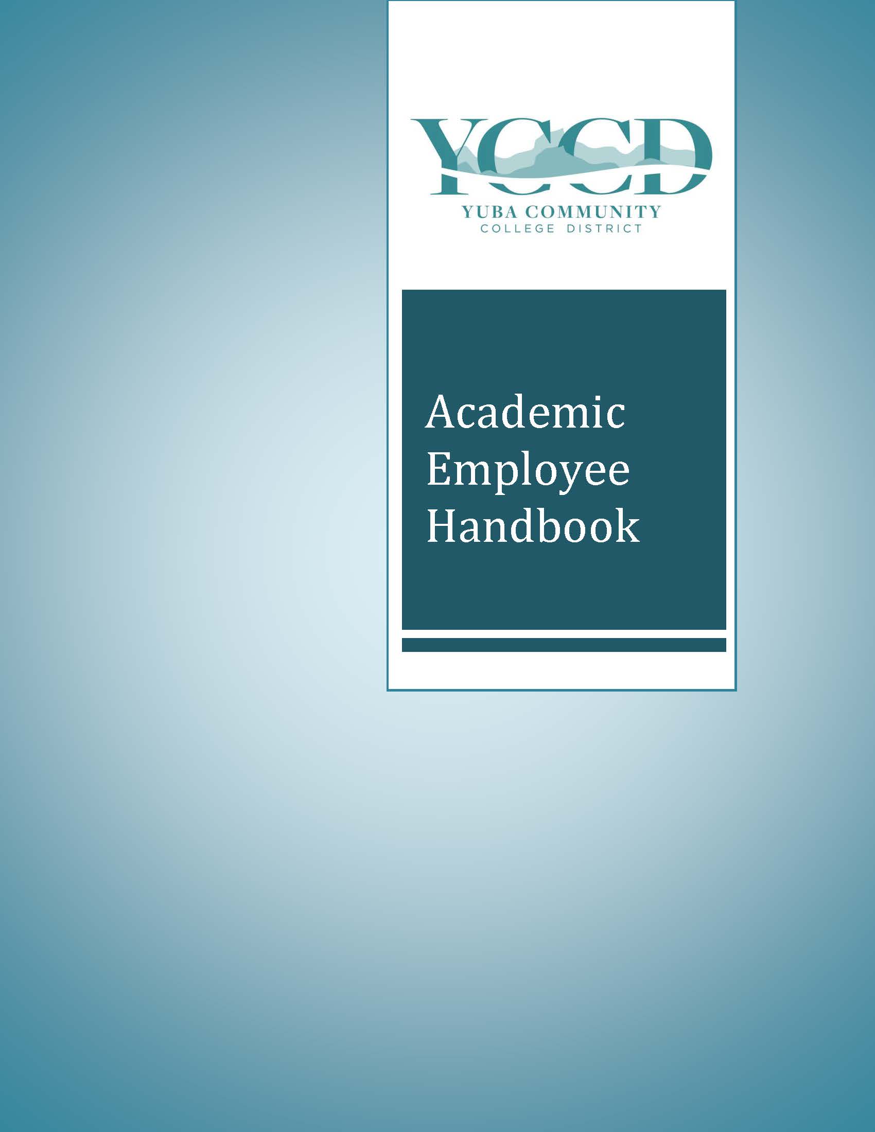 Academic Employee Handbook - YCCD